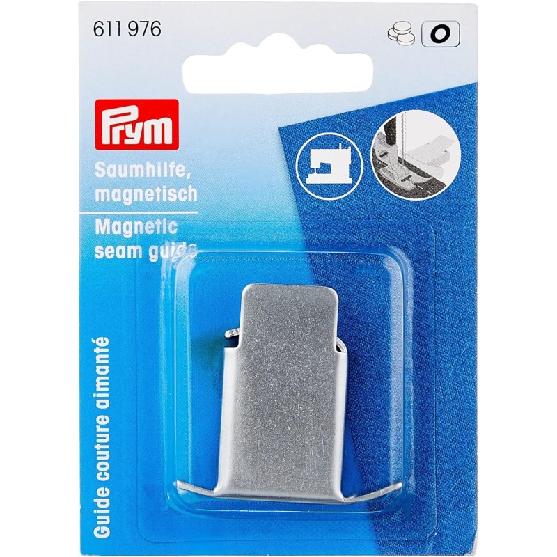 Prym Guía De Zoom Magnético, Metal, Plateado, Pack de 1 Unidad